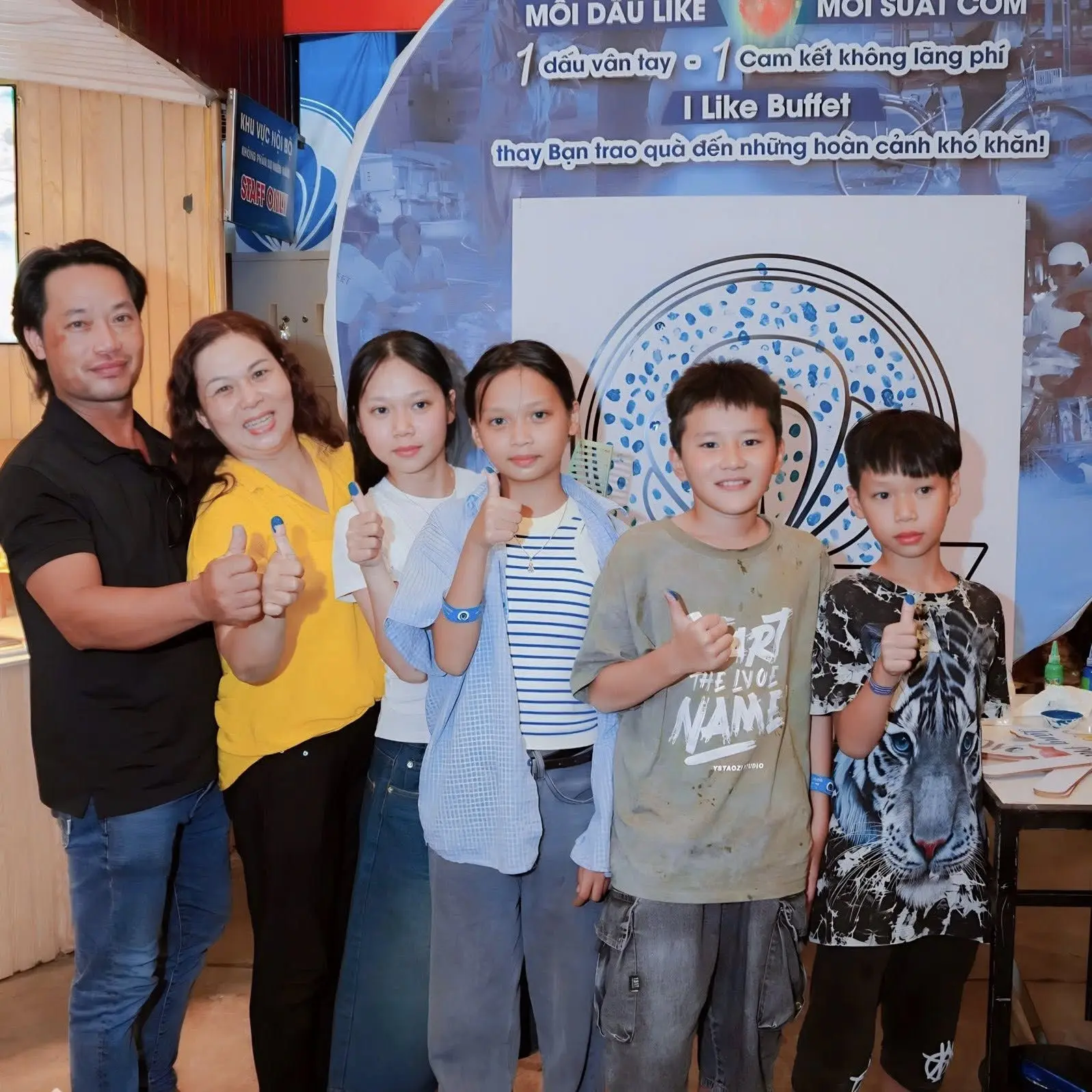 CHECK-IN CÙNG I LIKE BUFFET – 1 DẤU VÂN TAY, 1 SUẤT ĂN CHO CỘNG ĐỒNG